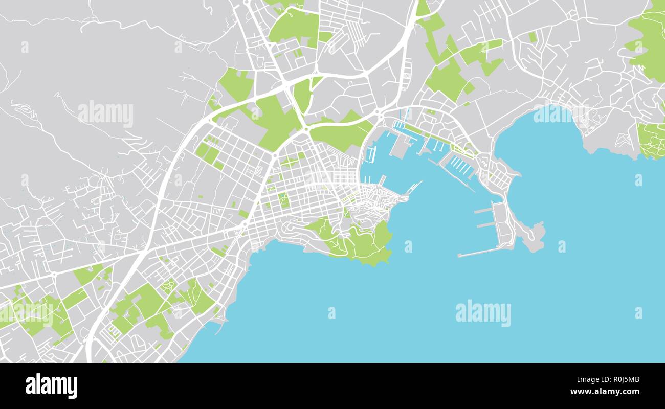 Urban vector city map of Ibiza, Spain Stock Vector Image & Art - Alamy