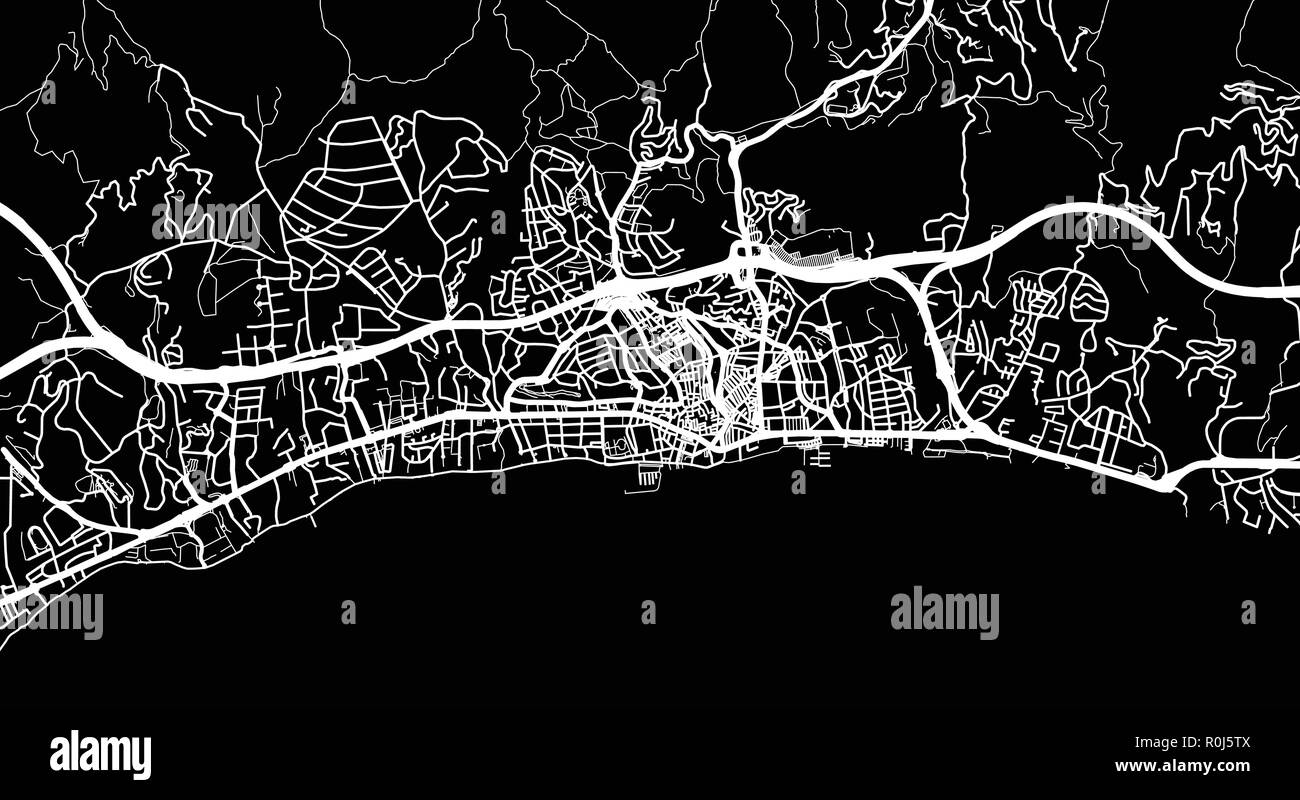 Urban vector city map of Marbella, Spain Stock Vector Image & Art - Alamy