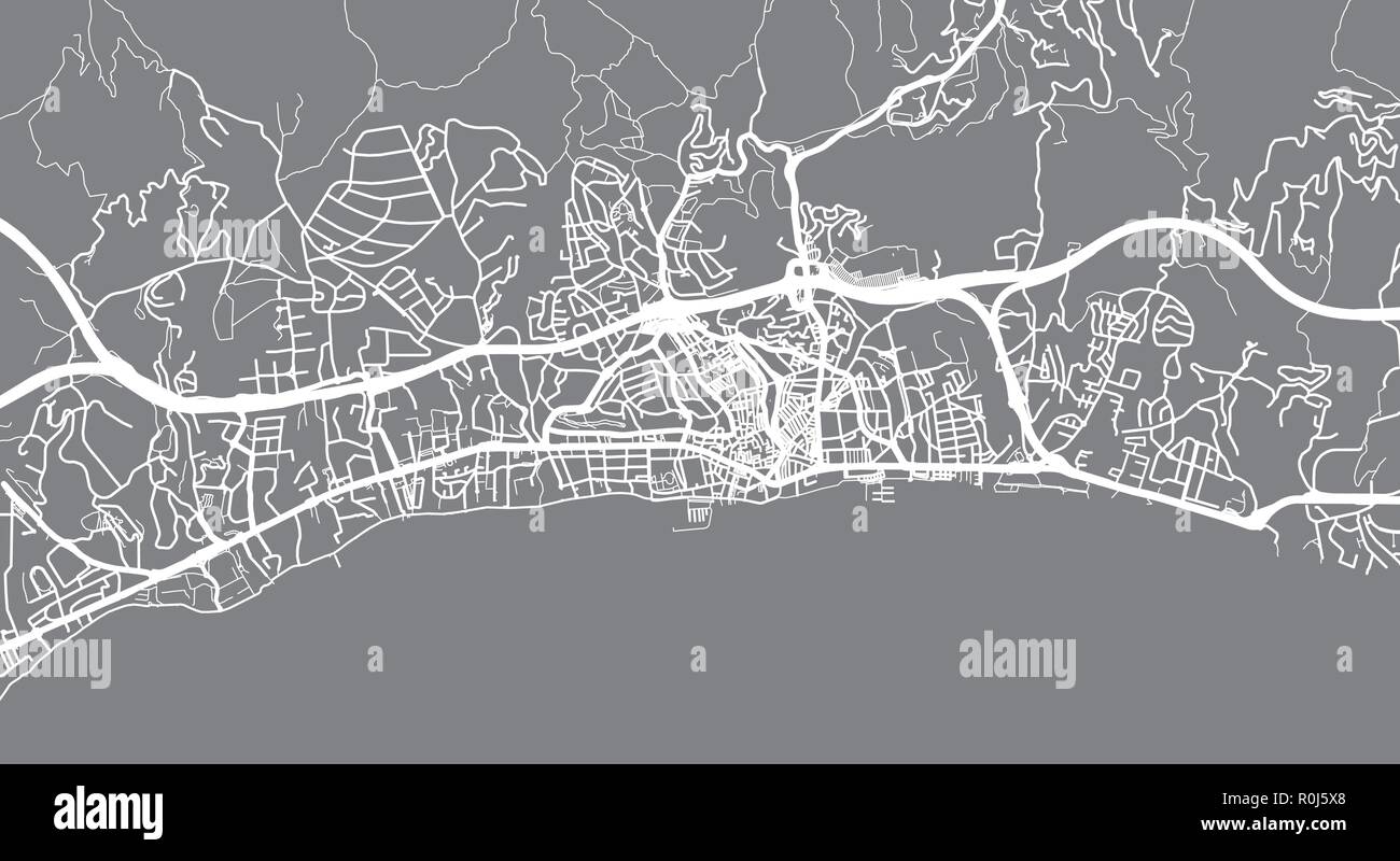 Urban vector city map of Marbella, Spain Stock Vector Image & Art - Alamy