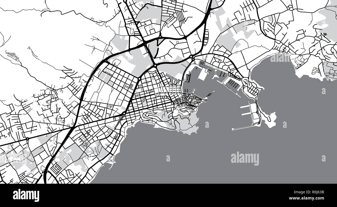 Urban vector city map of Ibiza, Spain Stock Vector Image & Art - Alamy