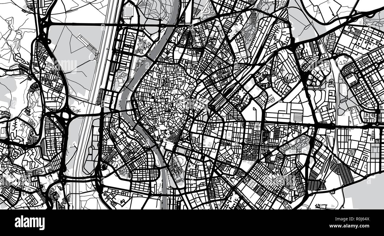 Map of seville hi-res stock photography and images - Alamy