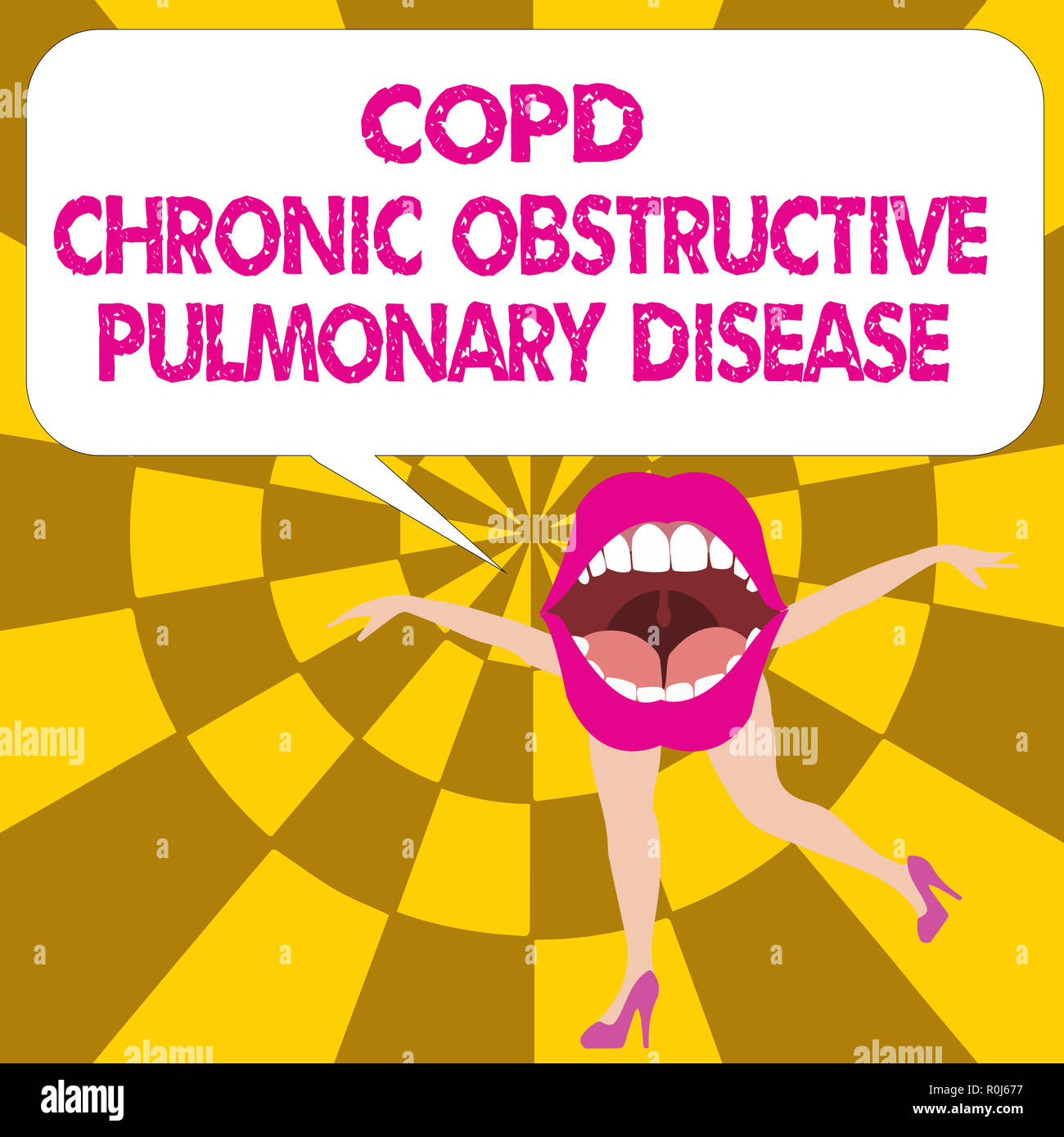 Conceptual hand writing showing Copd Chronic Obstructive Pulmonary ...