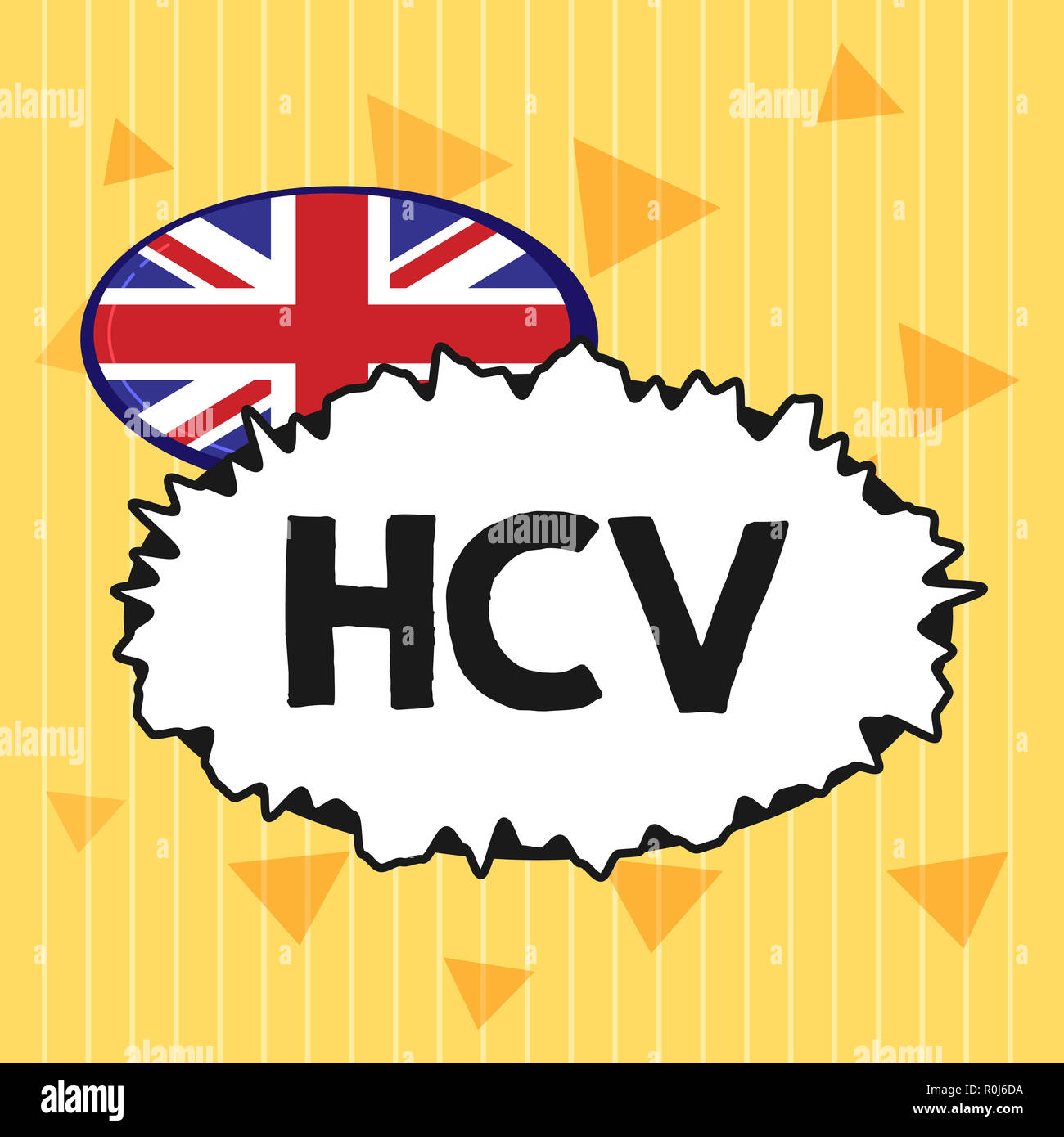 Handwriting text Hcv. Concept meaning Infective agent that cause the ...