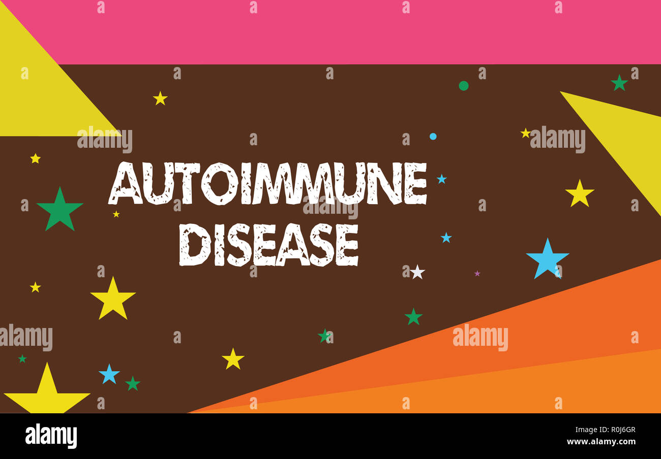 Writing note showing Autoimmune Disease. Business photo showcasing ...