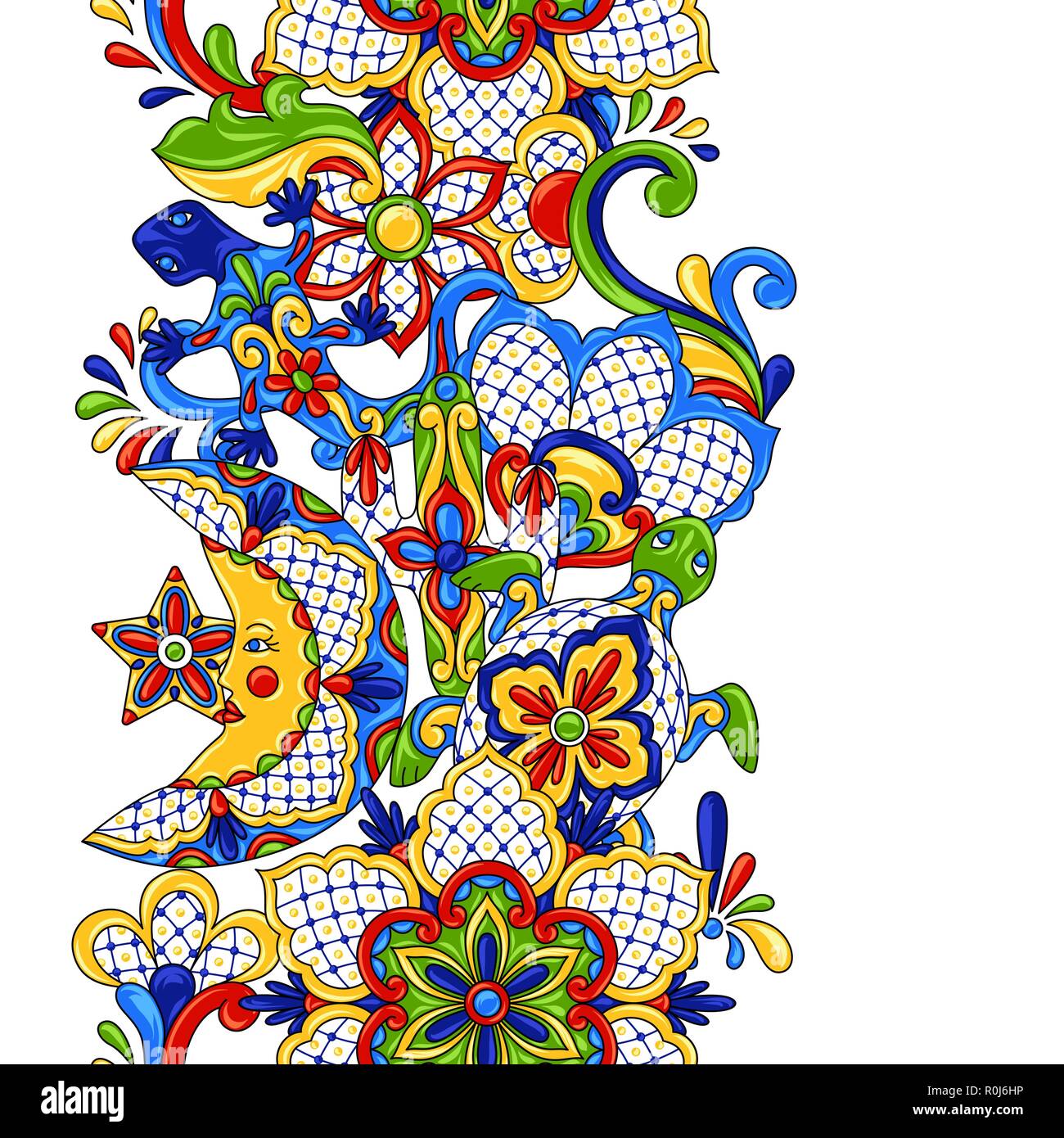 Mexican seamless pattern Stock Vector Image & Art - Alamy