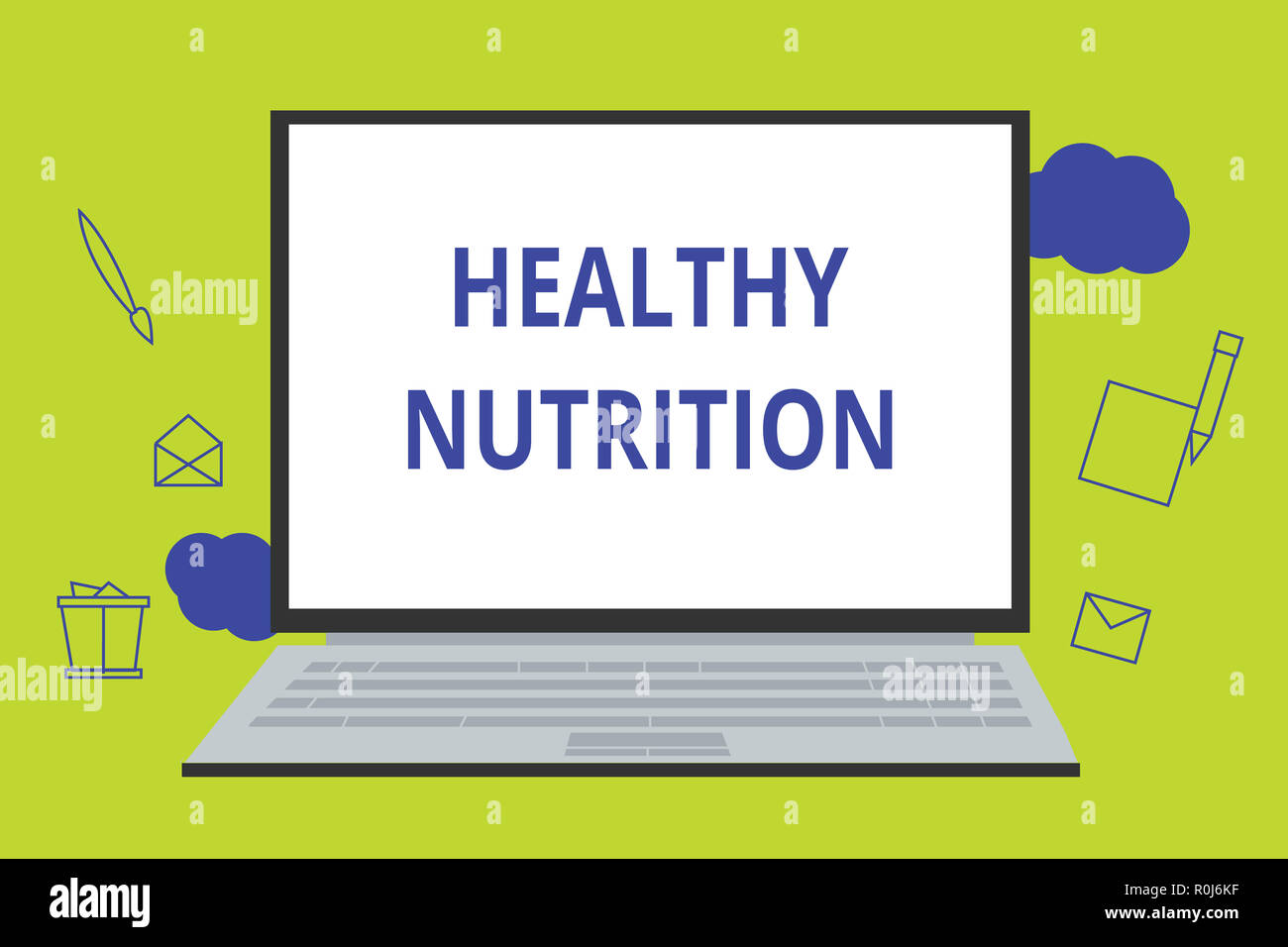 Conceptual hand writing showing Healthy Nutrition. Business photo ...