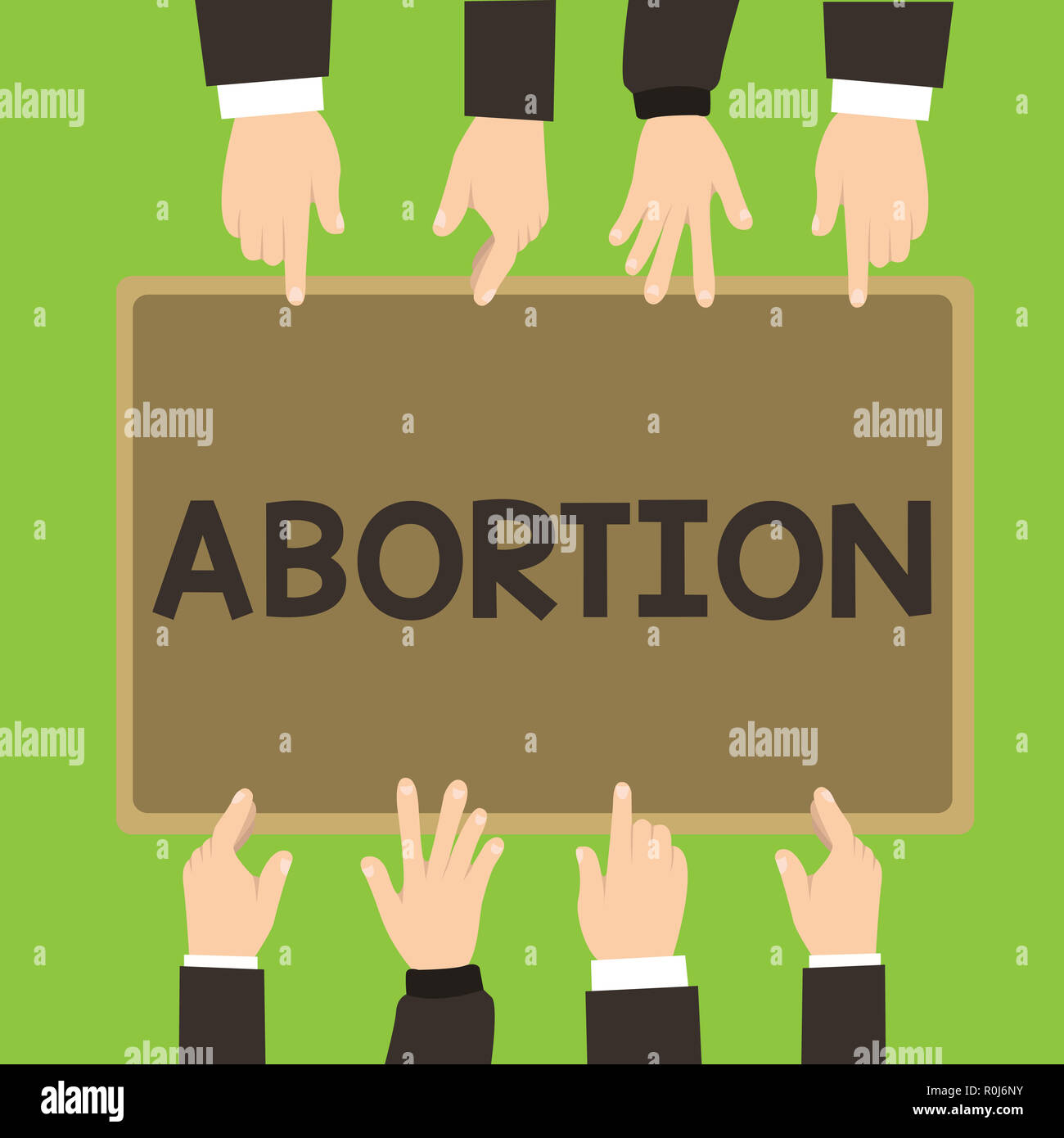 Conceptual hand writing showing Abortion. Business photo showcasing ...