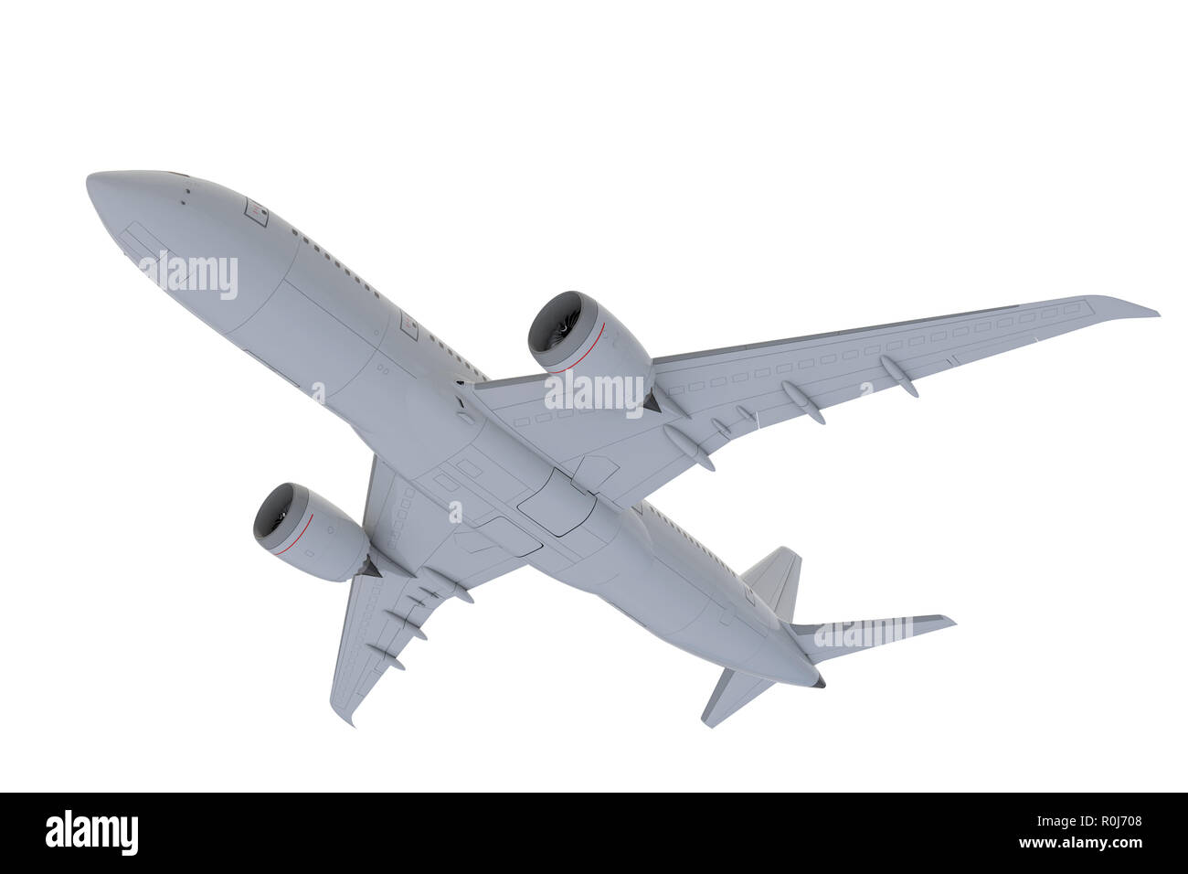 Side view passenger plane hi-res stock photography and images - Alamy