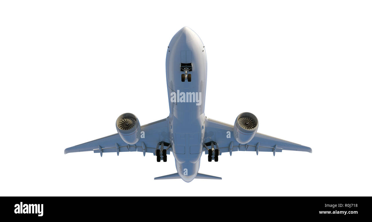 Plane cockpit front view tail Cut Out Stock Images & Pictures - Alamy