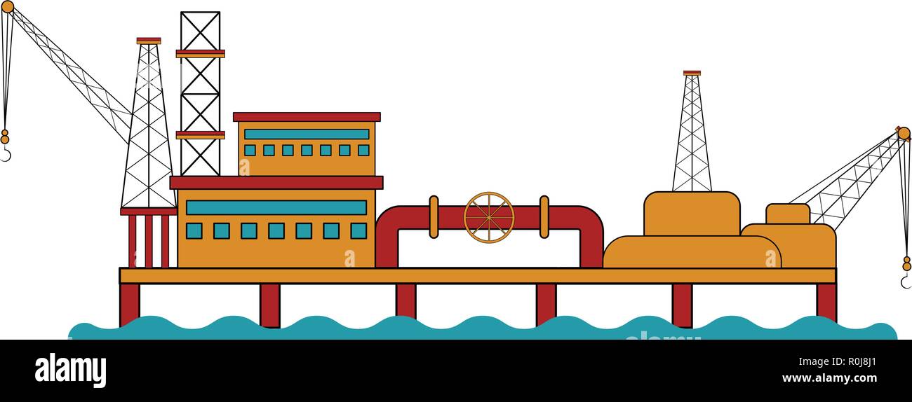 Industrial platform Stock Vector Images - Alamy