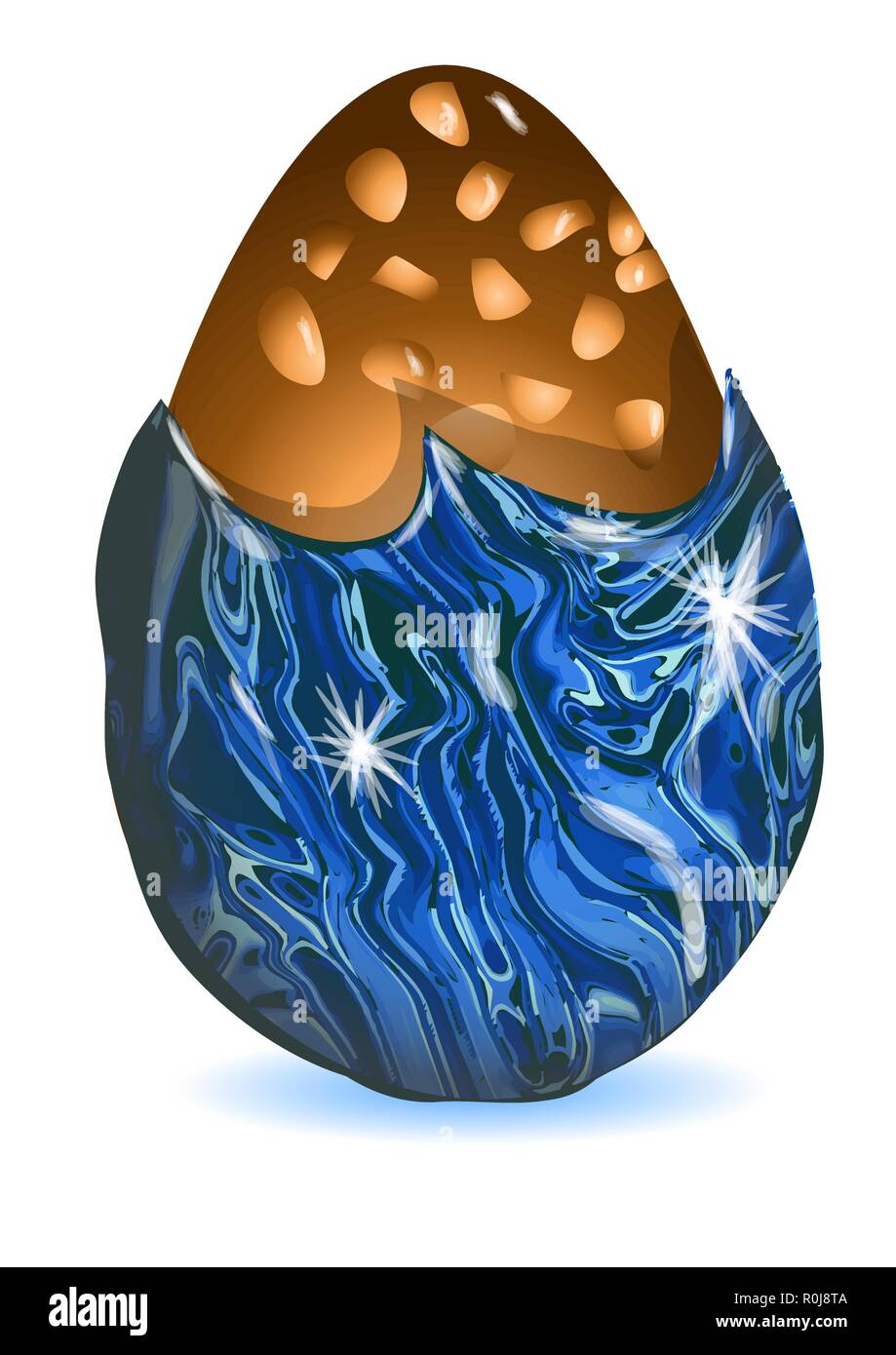 Blue wrapper Stock Vector Images - Alamy