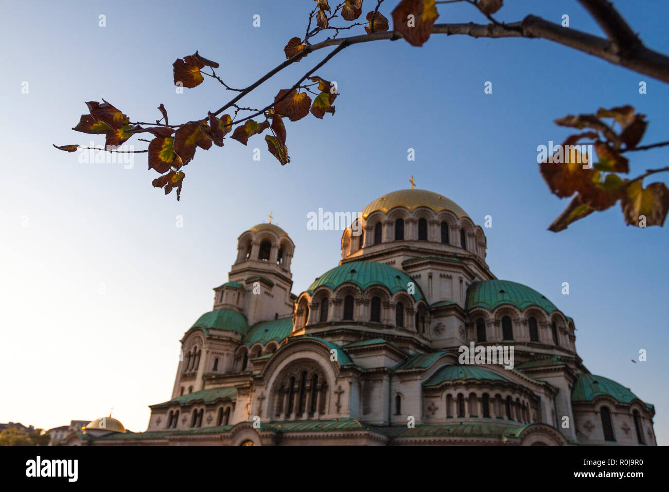 The St. Alexander Nevsky Cathedral in the historic Bulgarian capital ...
