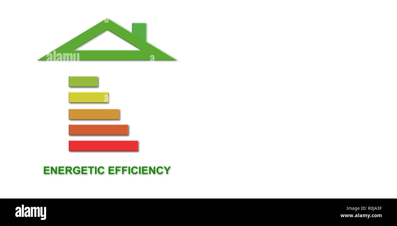 homes and buildings energy efficiency concept iluustration backdrop ...