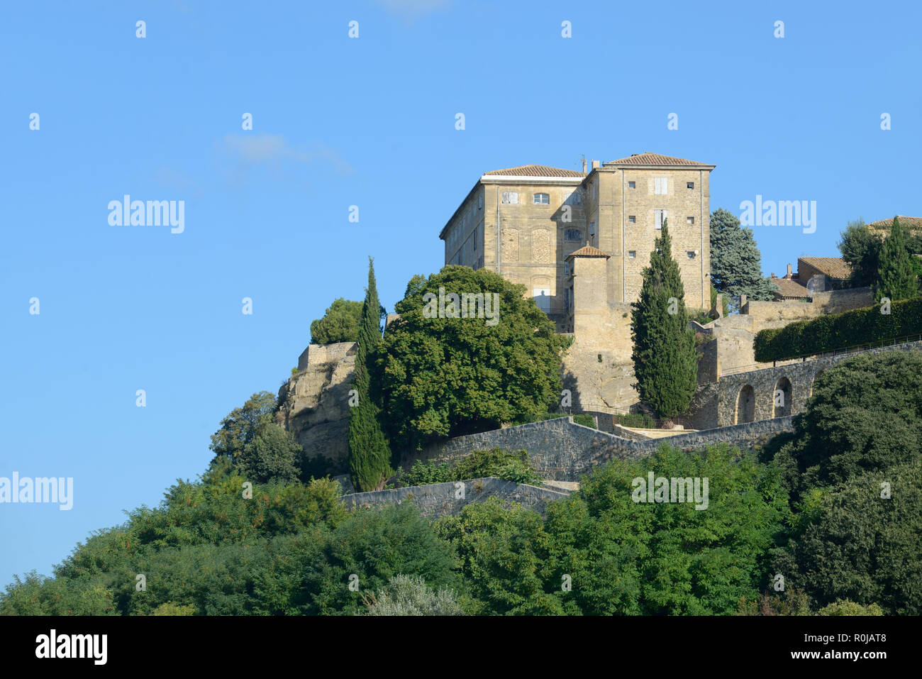 Lauris Château Overlooking the Durance Valley in the Luberon Regional ...