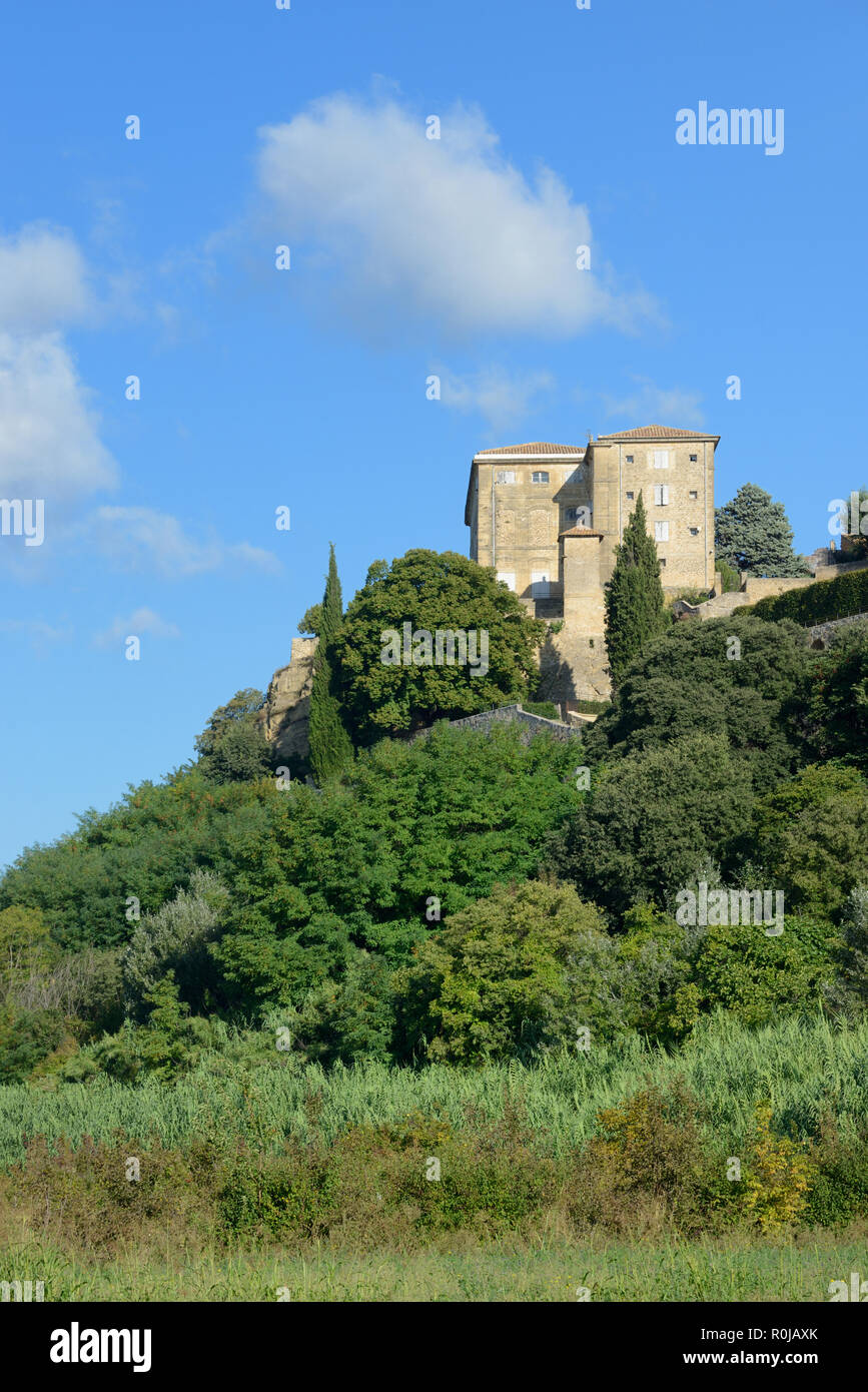 Lauris Château Overlooking the Durance Valley in the Luberon Regional ...