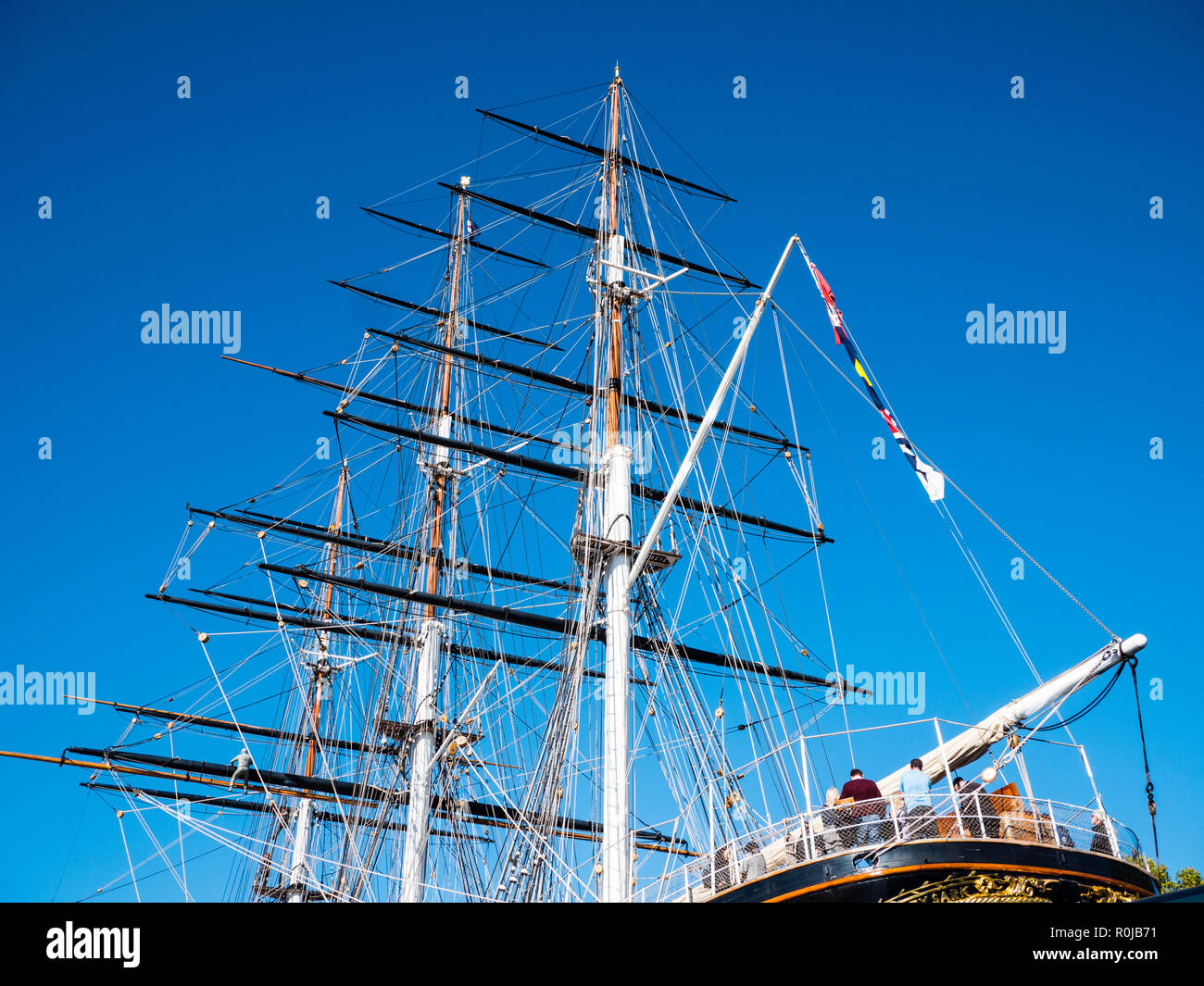 Cutty Sark, British Clipper Ship, Museum ship, Greenwich, London ...