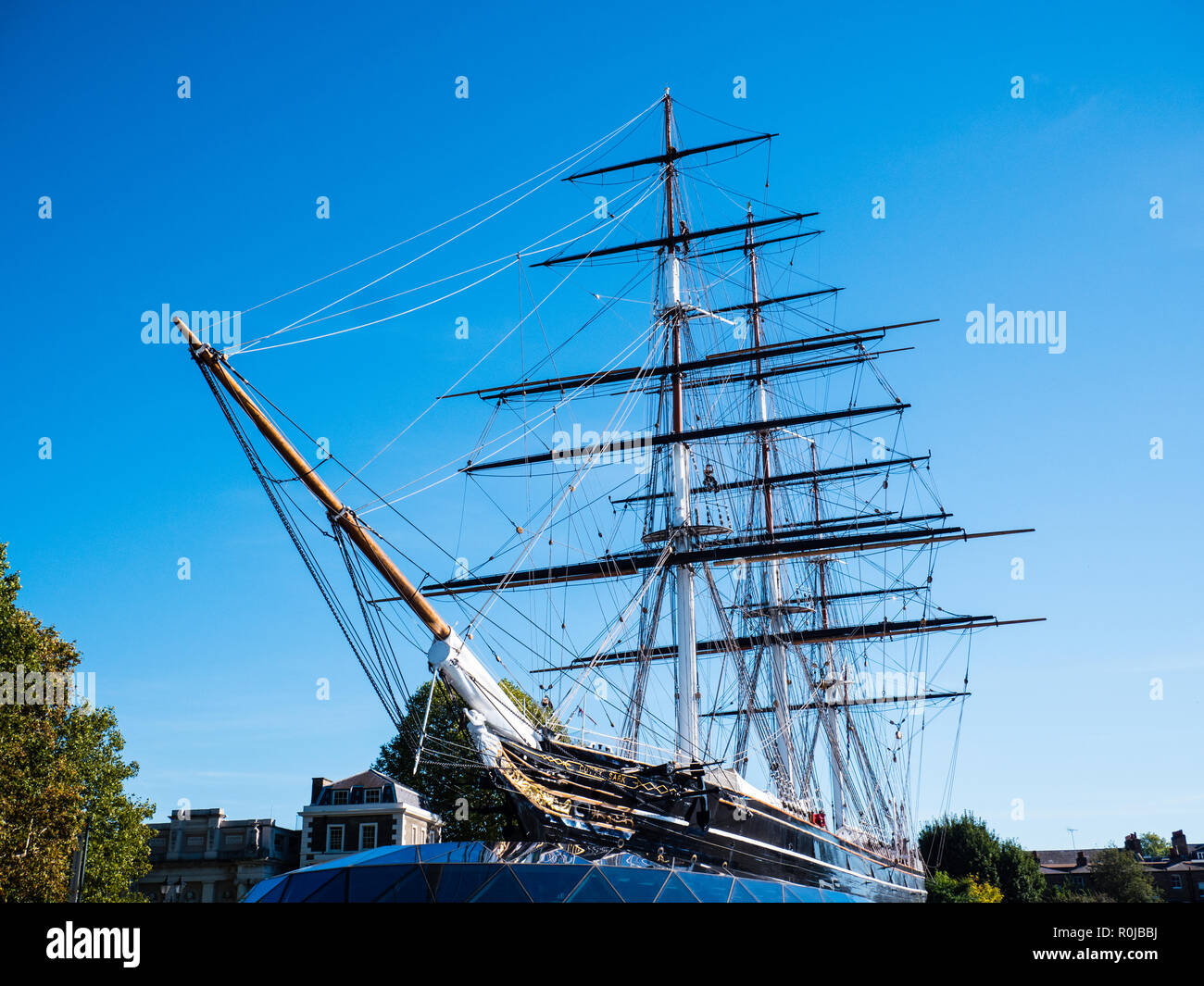 Cutty Sark, British Clipper Ship, Museum ship, Greenwich, London ...