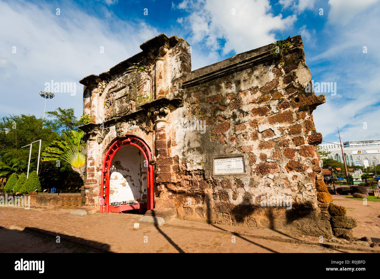 Beautiful colonial architecture of Malacca city in Malaysia. Beautiful ...
