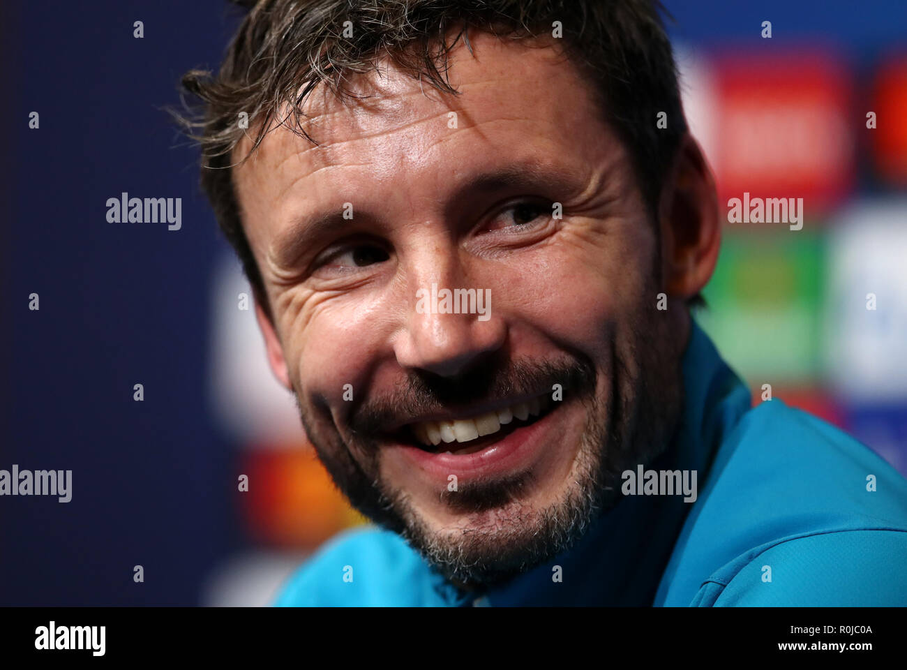 PSV Eindhoven manager Mark Van Bommel during a press conference at ...