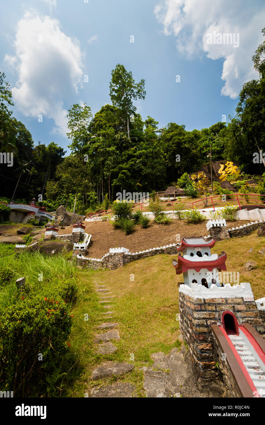 Beautiful architecture of Foo Lin Kong chinese temple on Pangkor island ...