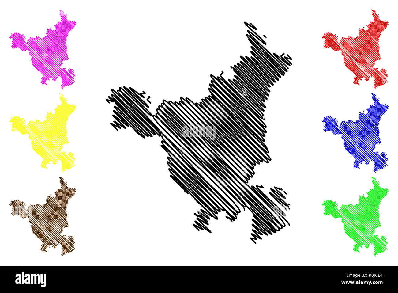 Haryana (States and union territories of India, Federated states ...