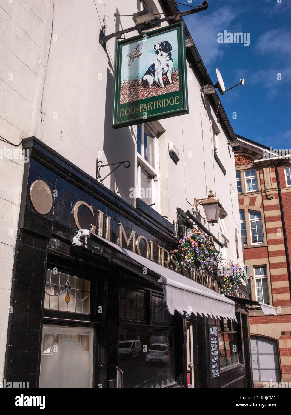 Dog & Partridge Pub, Trippet Lane, Sheffield Stock Photo - Alamy