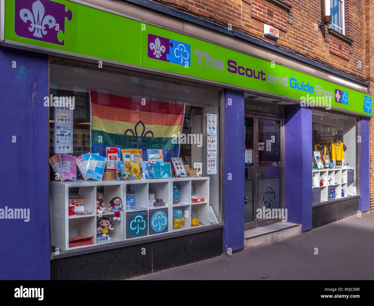 The Scout and Guide Shop, Trippet Lane, Sheffield Stock Photo - Alamy