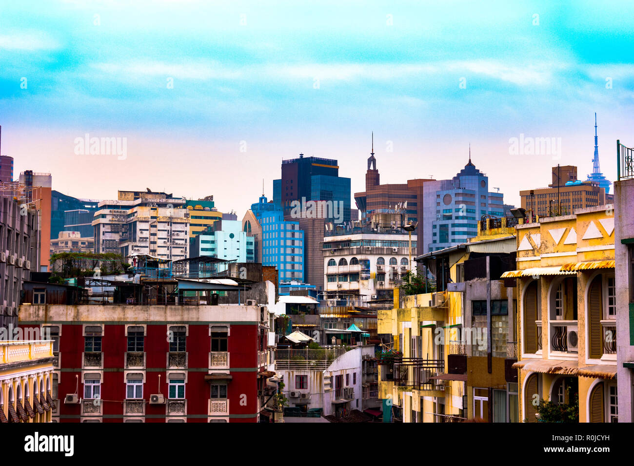 Macau cityscape view aerial hi-res stock photography and images - Alamy