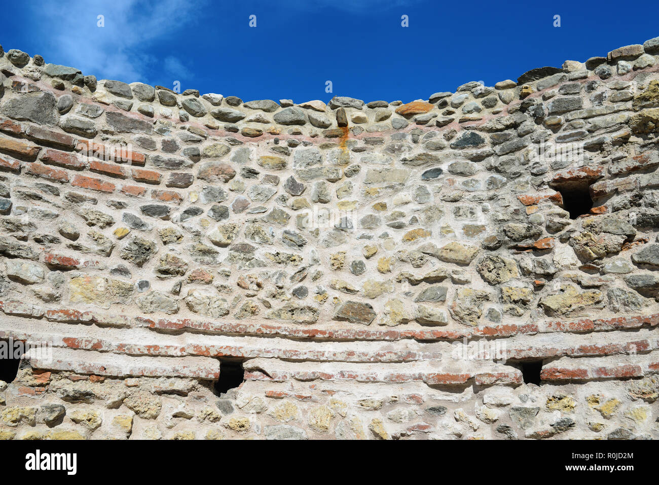 Drobeta Turnu Severin city Roman fort ruins architecture detail Stock ...