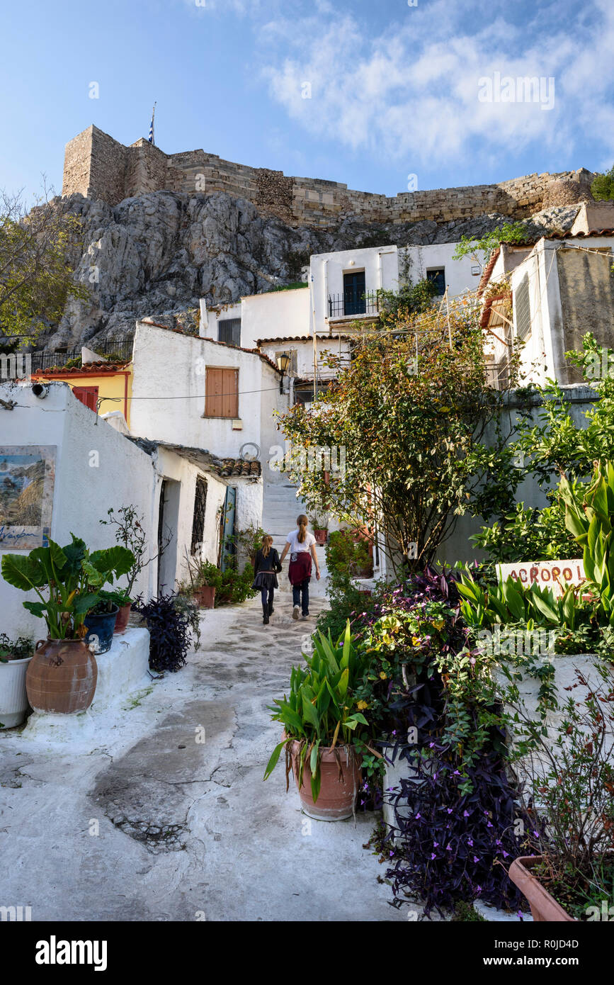 Anafiotika quarter athens hi-res stock photography and images - Alamy
