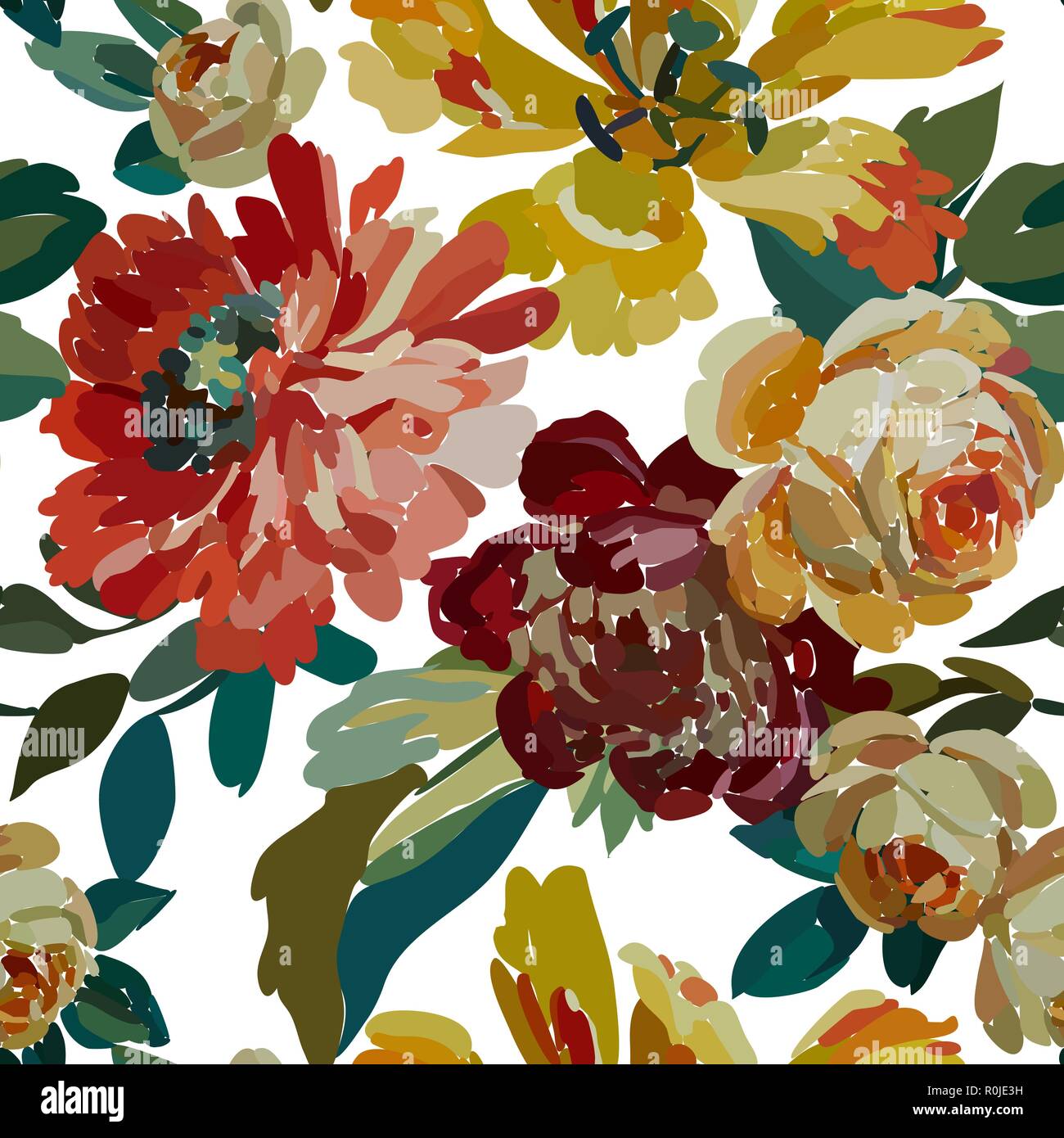 Vintage Floral Seamless Pattern