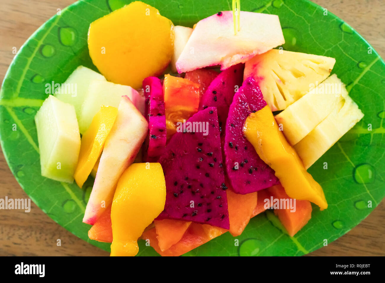 Fresh tropical fruits Stock Photo - Alamy