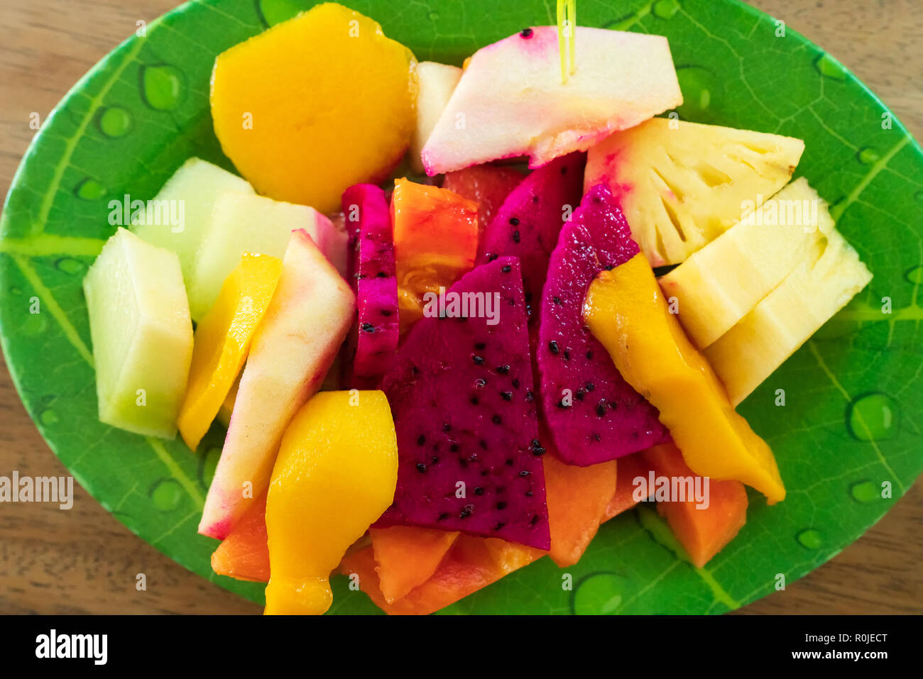 Fresh tropical fruits Stock Photo - Alamy