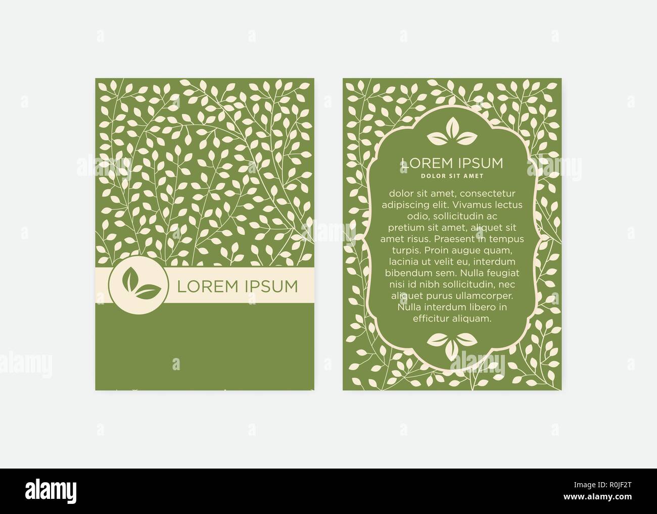 leafs, event invitation template Stock Vector Image & Art - Alamy