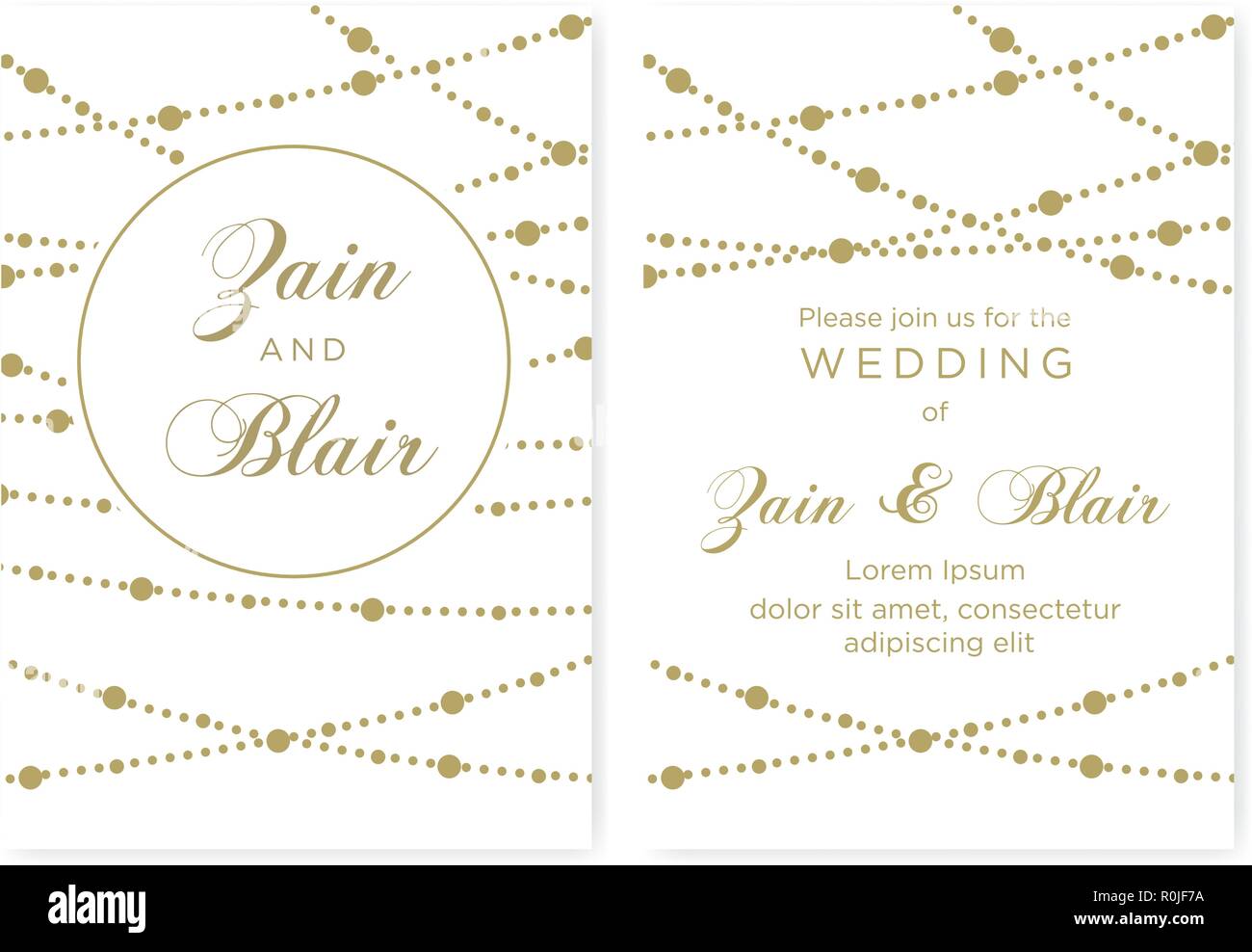 Celebration lights, event invitation template Stock Vector Image & Art ...