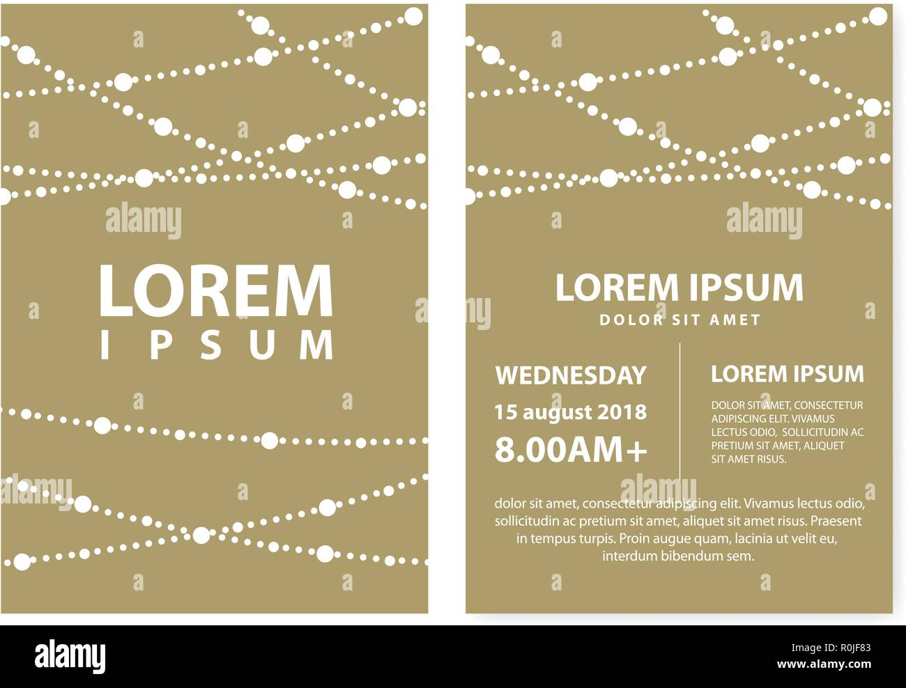 Celebration lights, event invitation template Stock Vector Image & Art ...