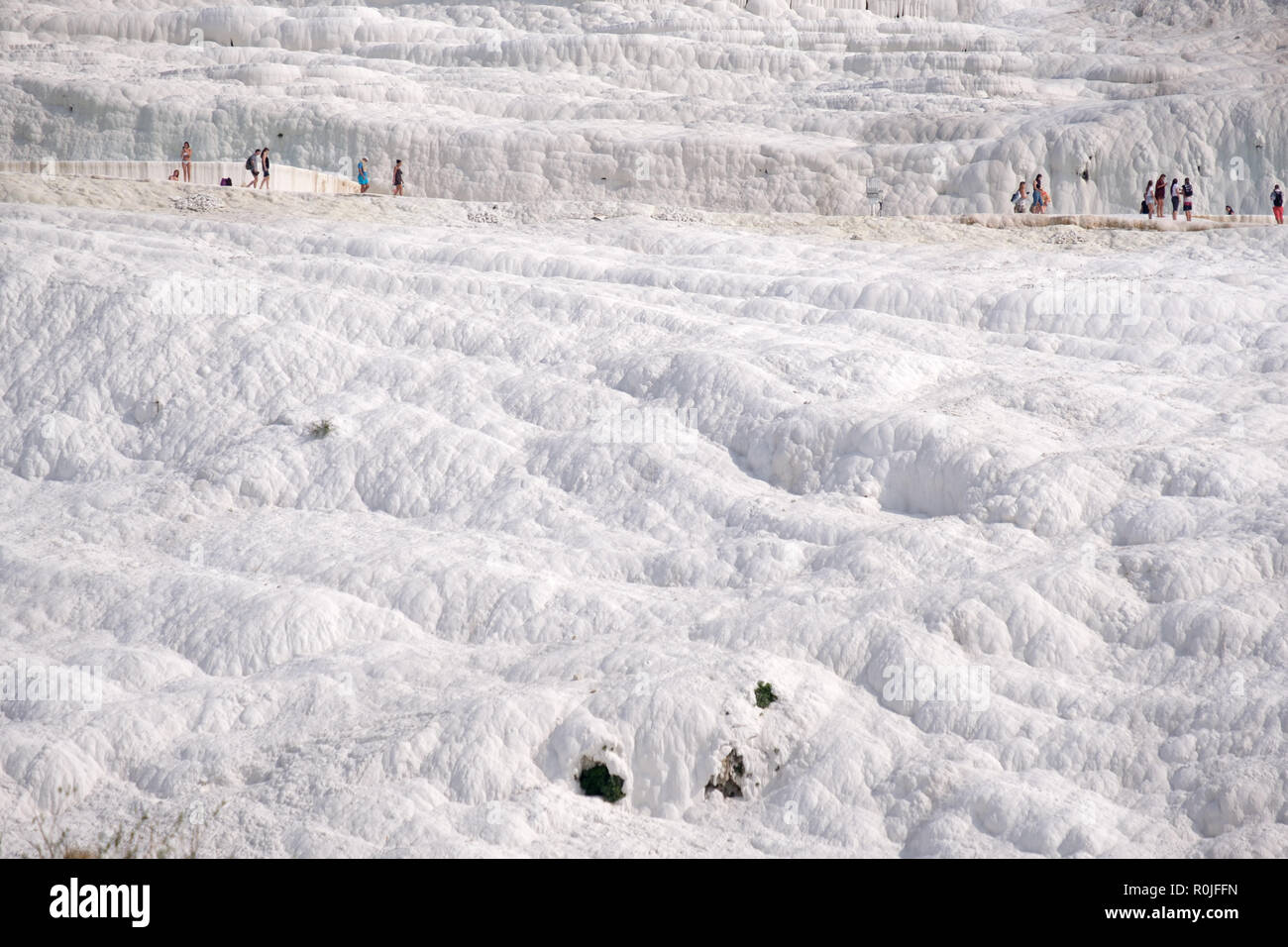 Cotton castle of Pamukkale, Turkey Stock Photo - Alamy