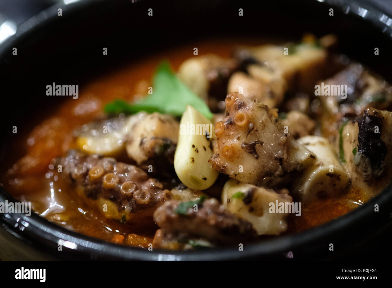 Traditional turkish dish with octopus Stock Photo - Alamy