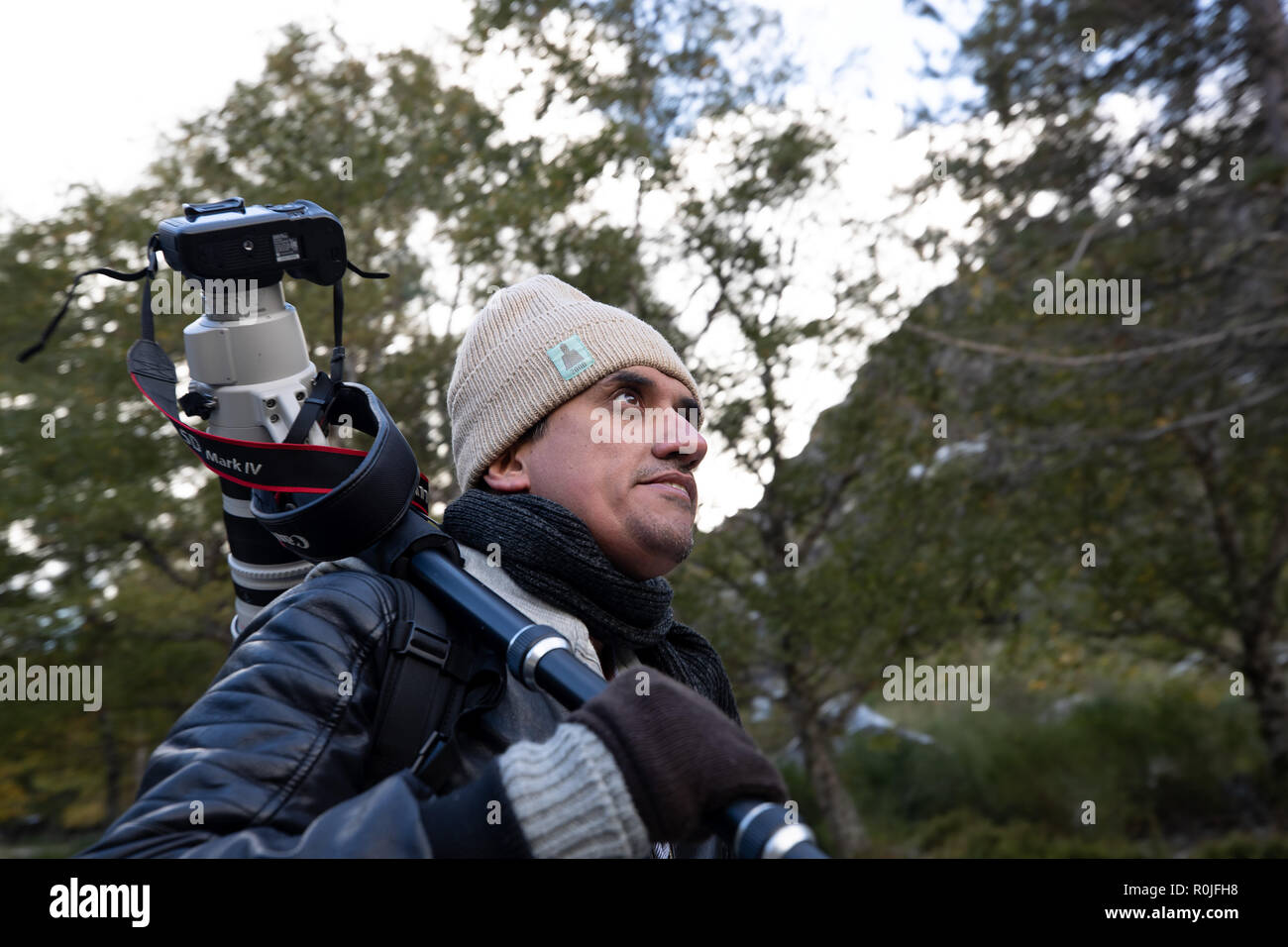 Nature wildlife professional photographer with a Canon 200-400mm f4 ...