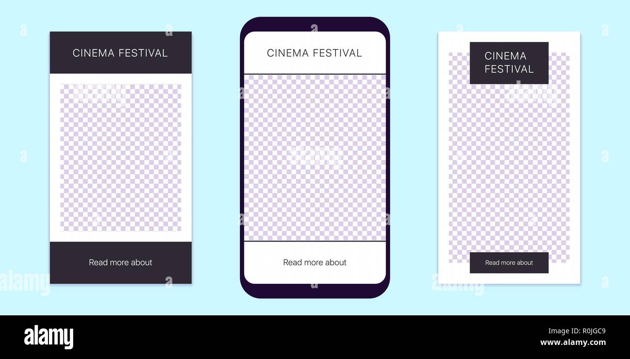 Story template for social media network. Editable story mock up for ...