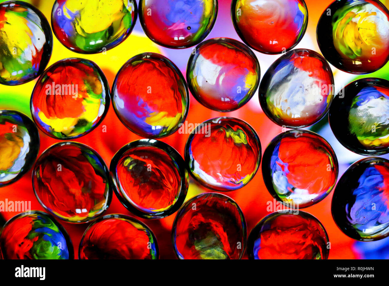 Green glass patterns hi-res stock photography and images - Alamy