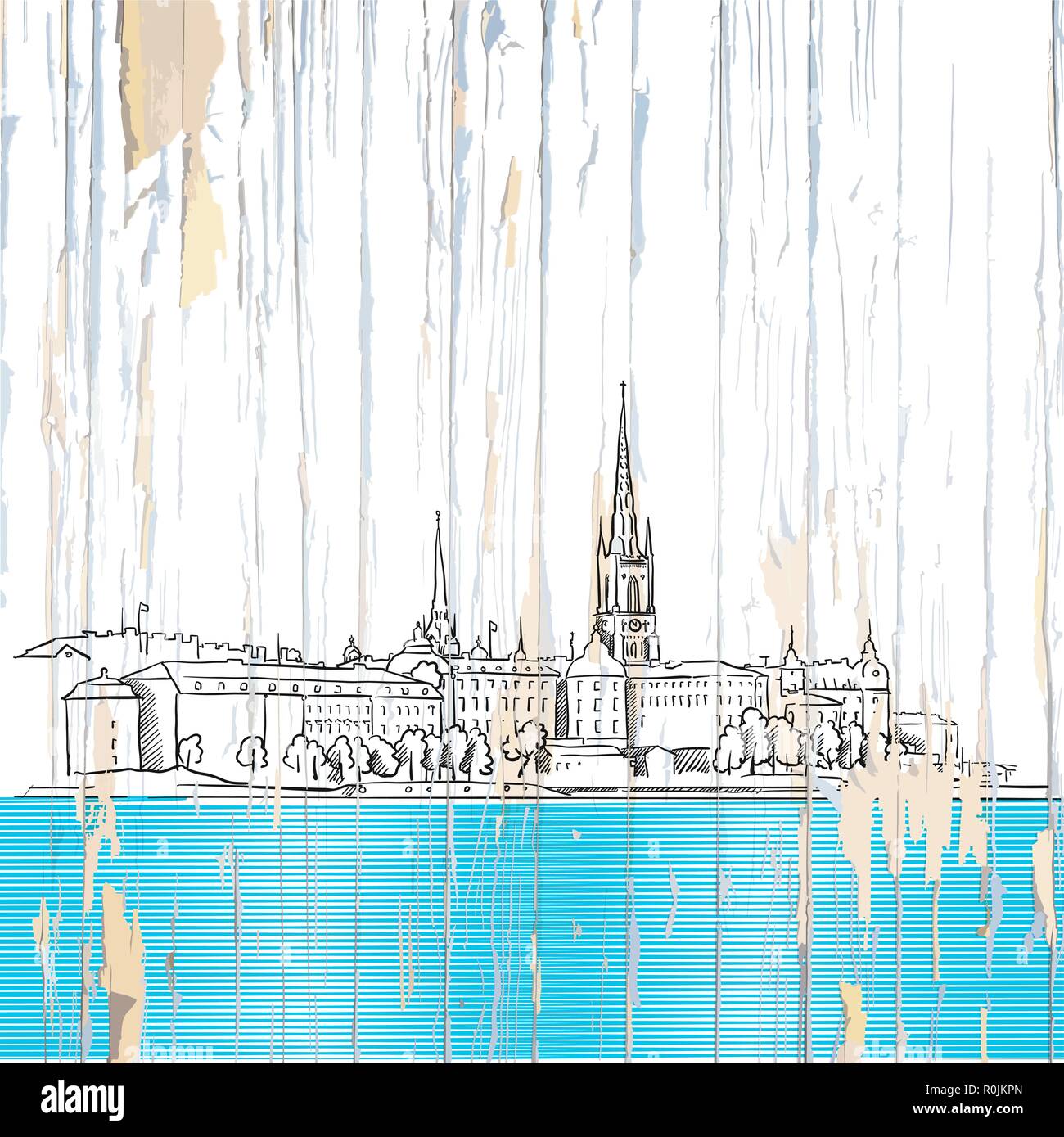 Sweden Swedish Town City Stock Vector Images - Alamy