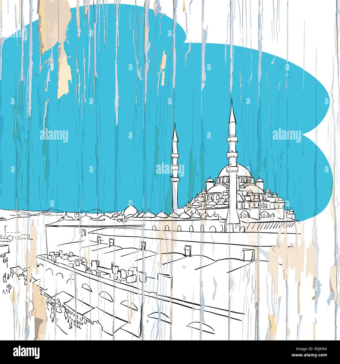 Islamic architecture drawing hi-res stock photography and images - Alamy