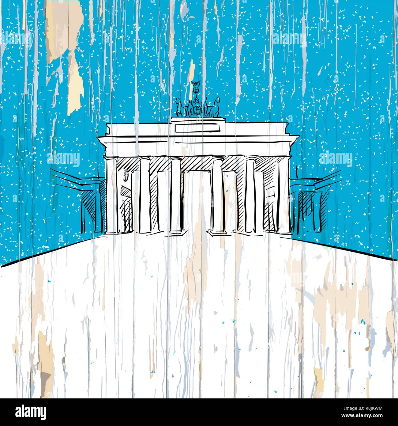 Berlin wall Stock Vector Images - Alamy