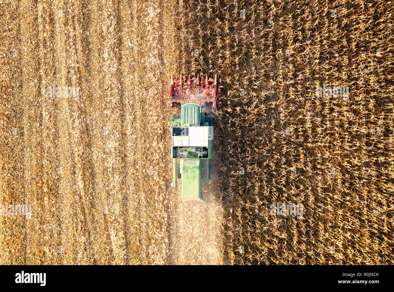 Corn aerial shot field agriculture hi-res stock photography and images ...