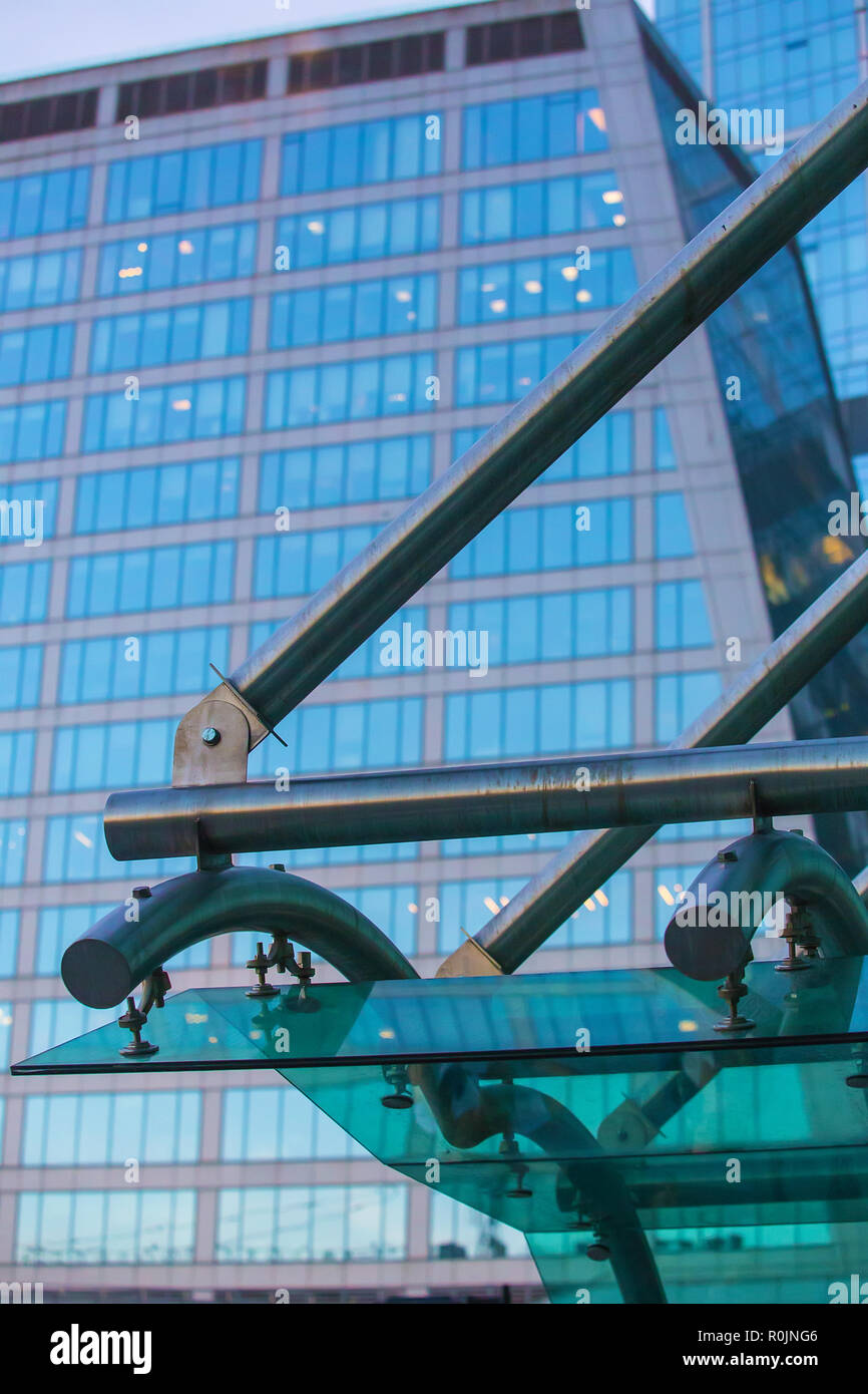 high buildings of modern business center Stock Photo - Alamy