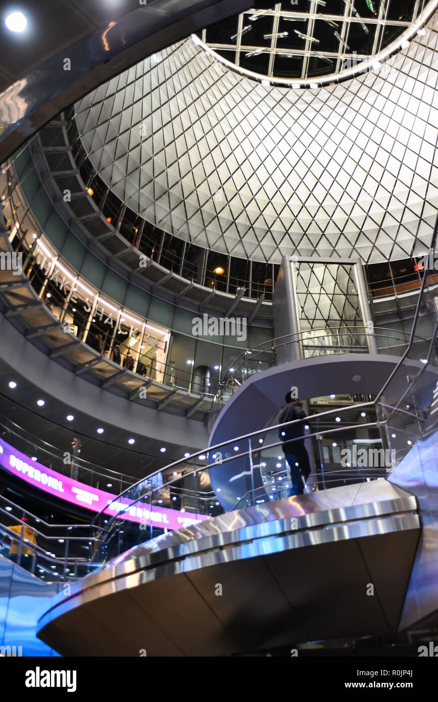 NEW YORK, NY-OCTOBER 22: Fulton Center is part of a $1.4 billion ...