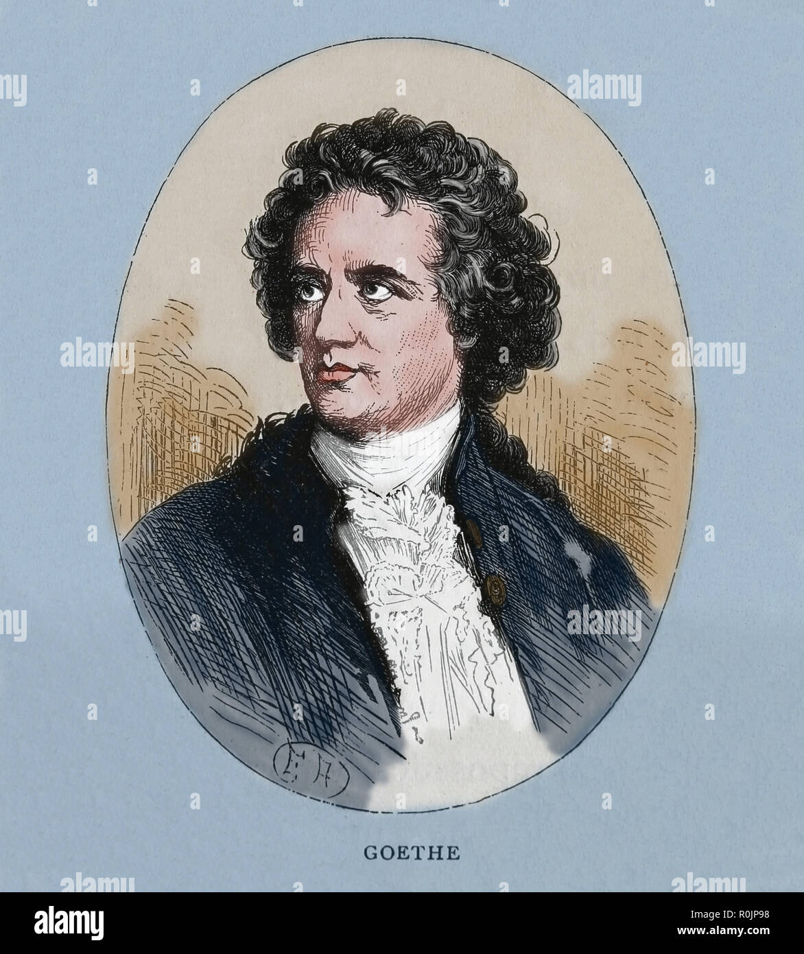 Engraving of johann wolfgang von goethe hi-res stock photography and ...