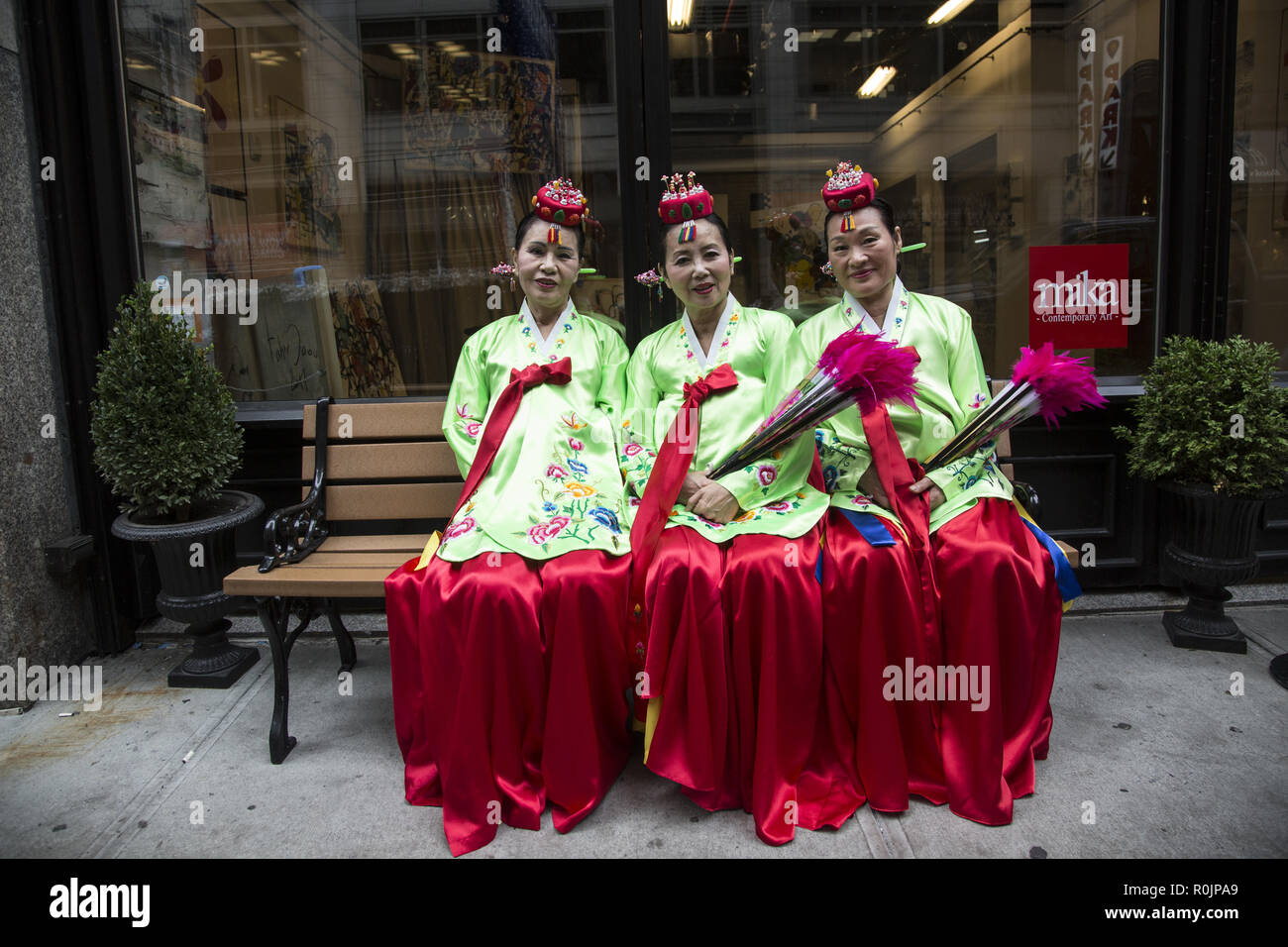 Korean Day Parade in New York City Passes through midtown Manhattan ...