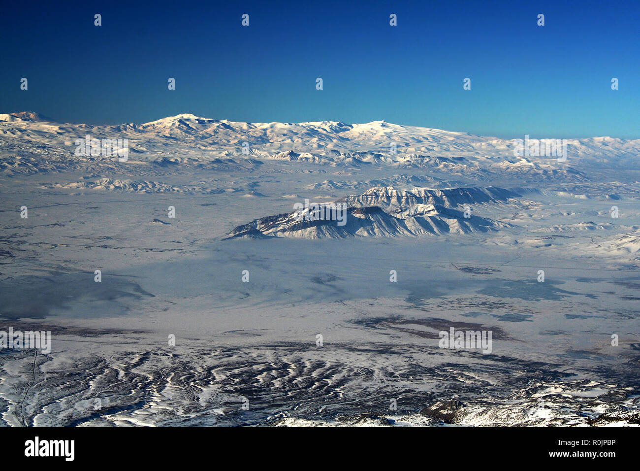 Igdir plain, from Mount Agri (Ararat). This picture was taken in the ...